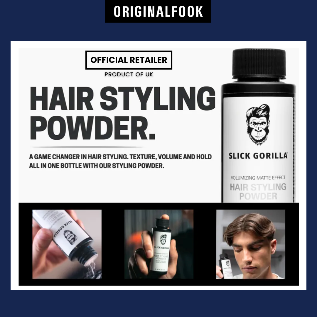 Slick Gorilla Hair Styling Powder | Clay Pomade | Sea Salt Spray ...