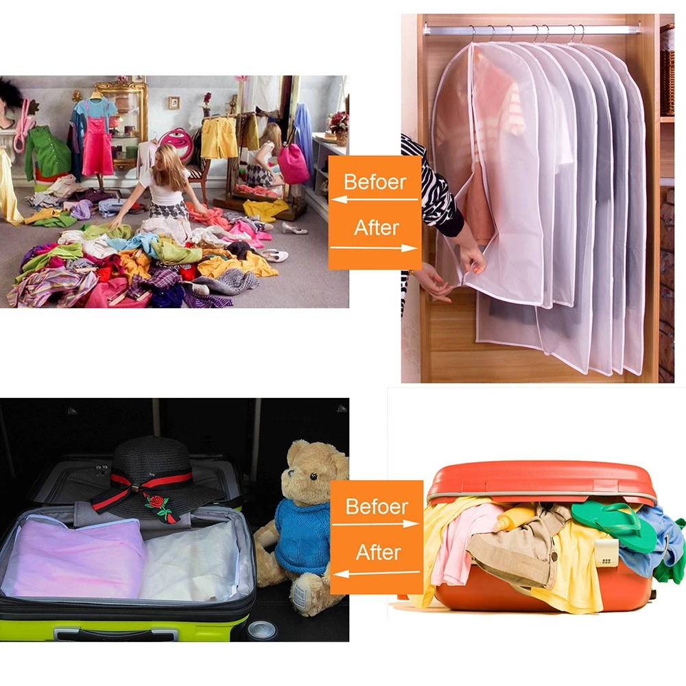 Clothes Dust Cover/Dress Bag for Storage/Garment Bag /Hanging Durable ...