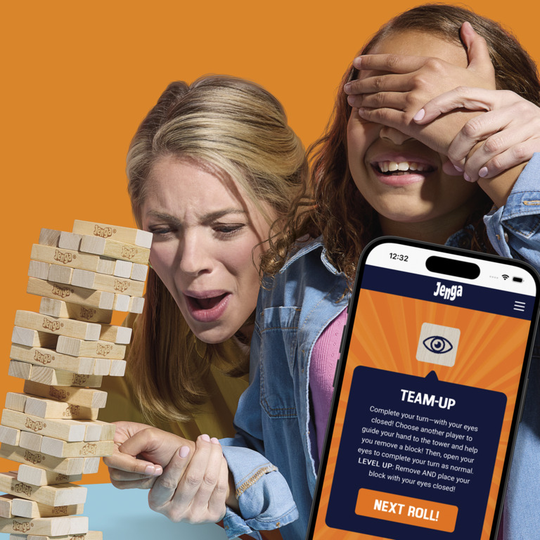 Hasbro Jenga Game 2025 – Wooden Stacking Blocks for Kids and Adults ...