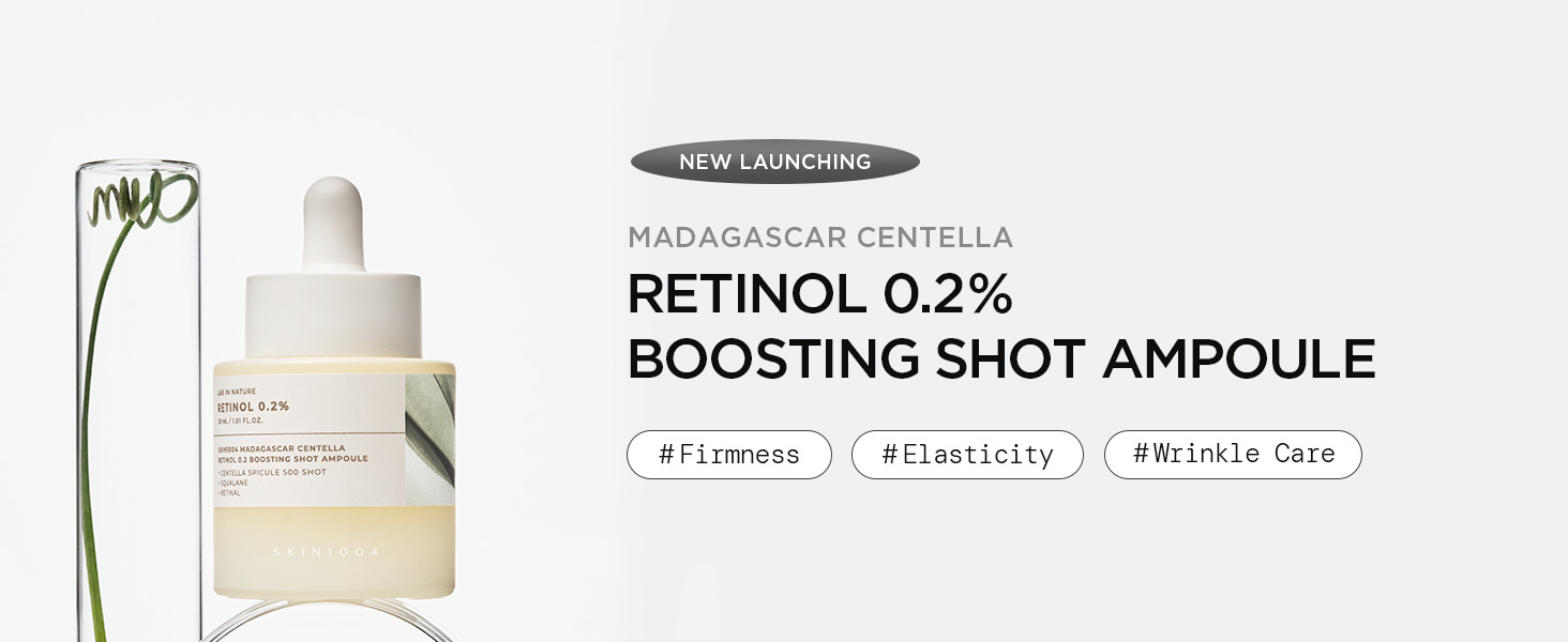 SKIN1004 Madagascar Centella Retinol 0.2 Boosting Shot Ampoule 30ml ...