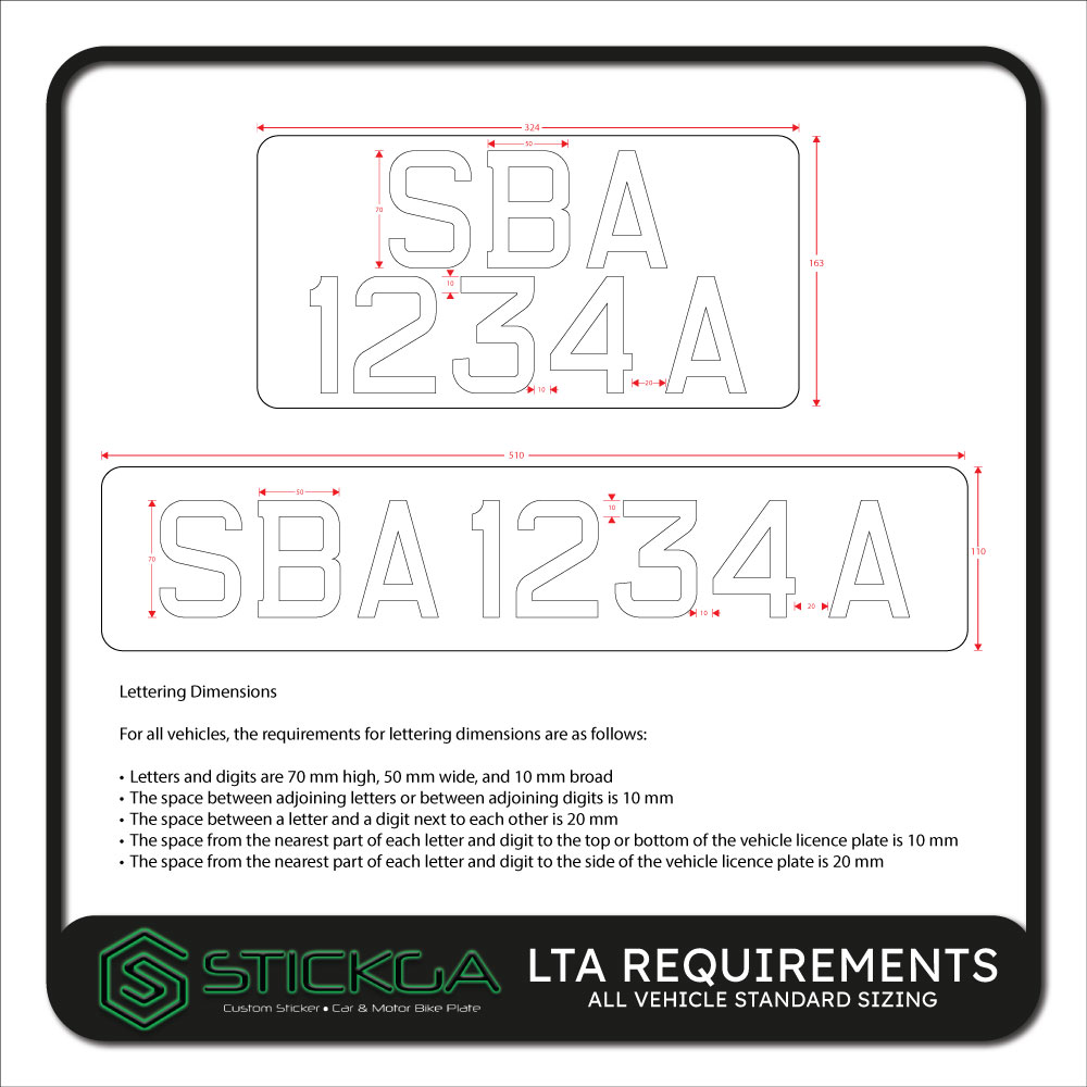 [🇸🇬SG Local Seller] Cheapest Acrylic Car Plate (LTA Compliance ...