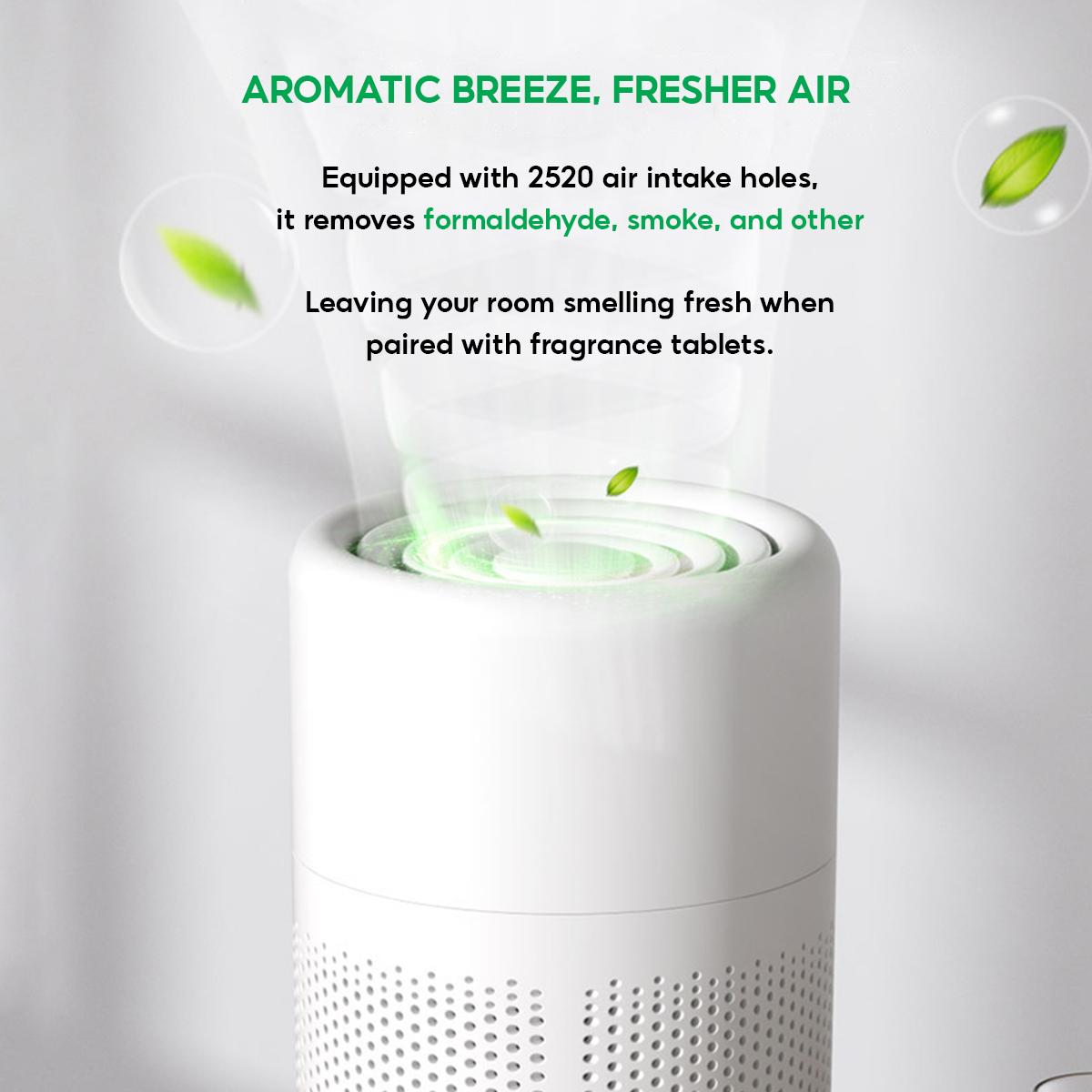 Mini Air Purifier Desktop Air Purifier Filtered Air Purified Air with ...