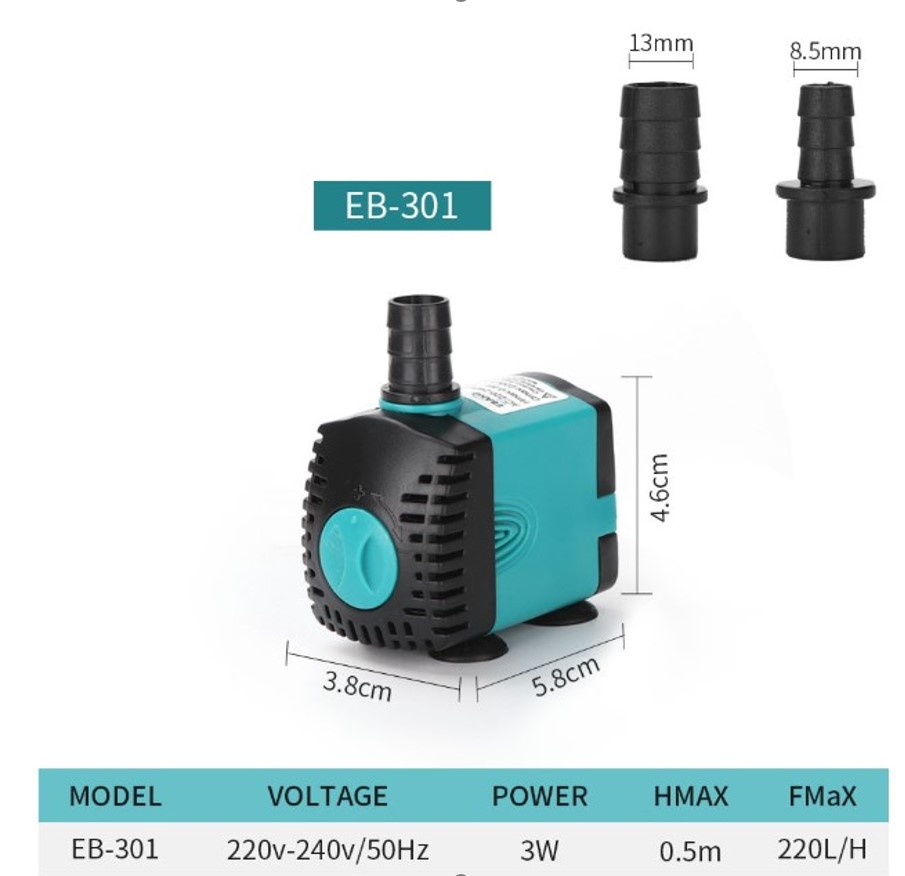 🔥SG Local Stock🔥Aquarium Water Pump 220L–5000L/H, Submersible Fish ...