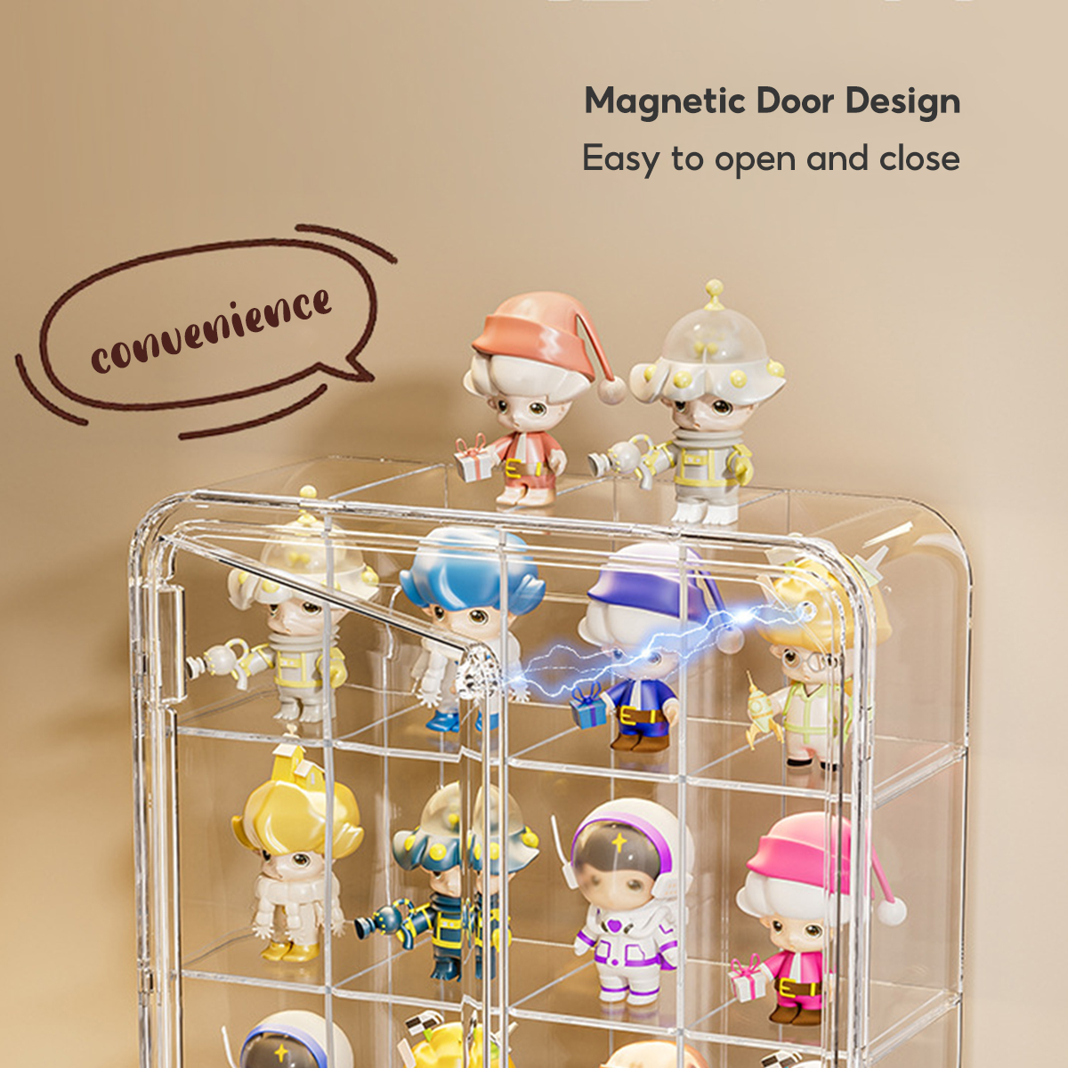 Popmart Display Box Wall With Removable Shelves Stackable or Wall ...