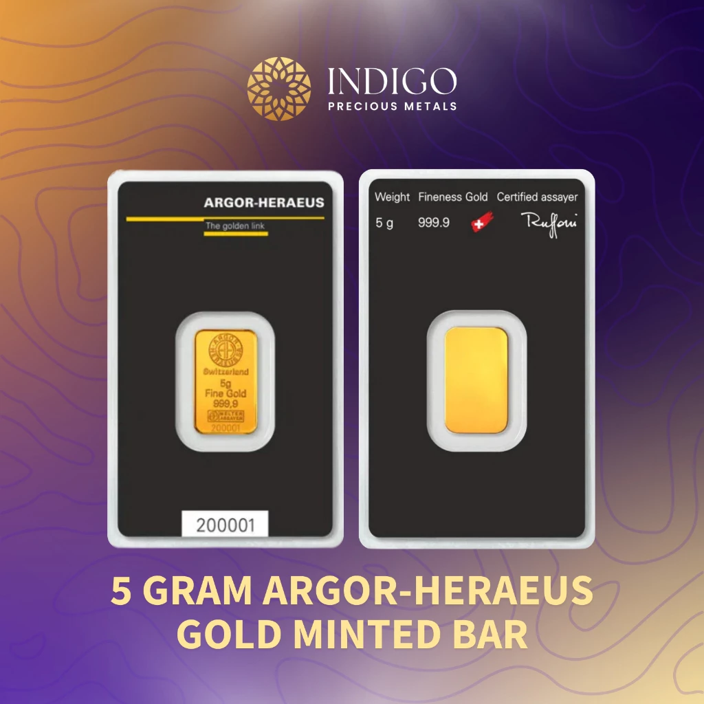 5 Grams Argor-Heraeus Gold Kinebar/Minted Bar | Shopee Singapore