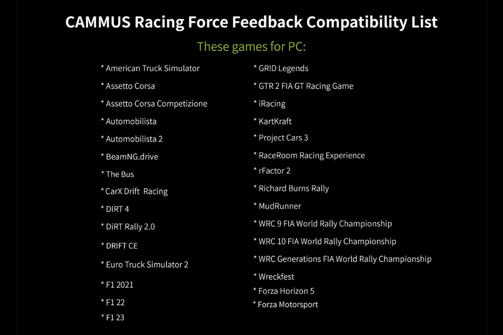 Cammus C12 Direct Drive Steering Wheel - C12 Driving Simulator Racing ...