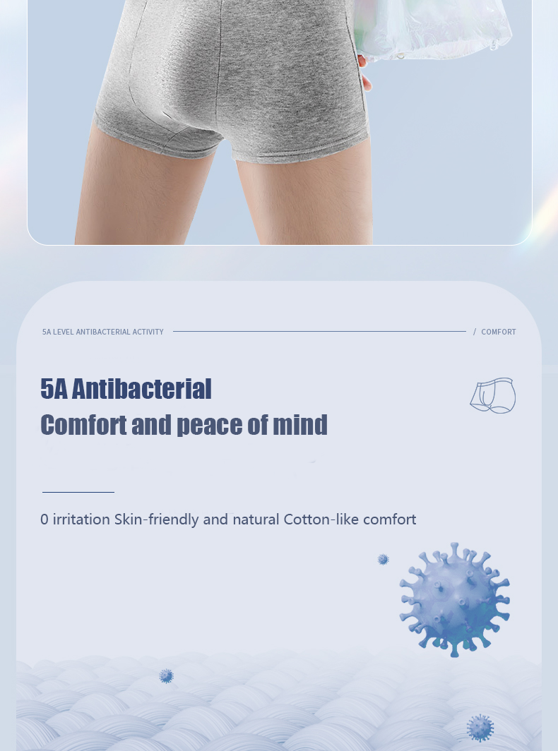 5PCS/disposable boxer briefs men /disposable underwear men/Wash-Free ...