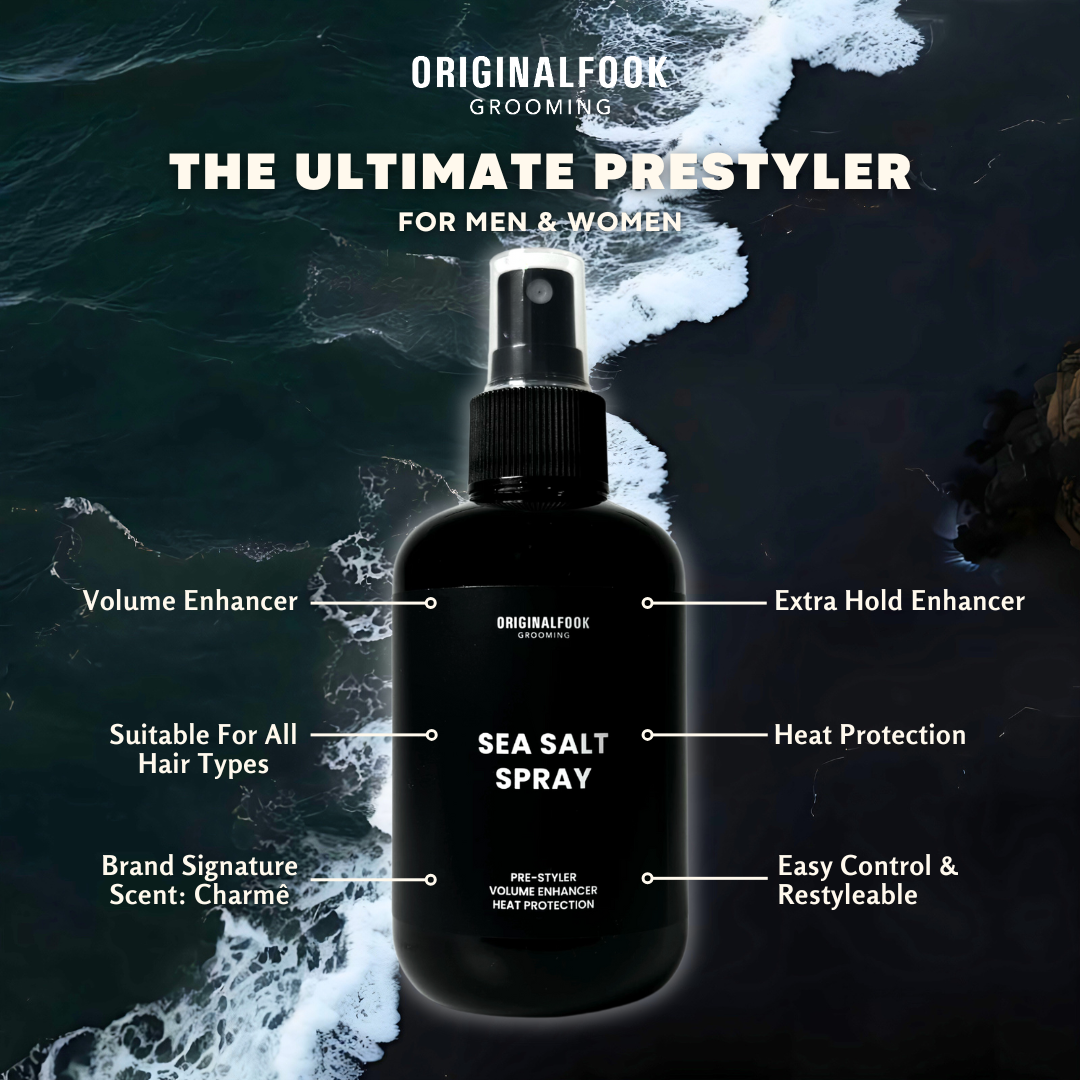 OF Sea Salt Styling Spray | Volume Enhancer | Hold Enhancer | Heat ...