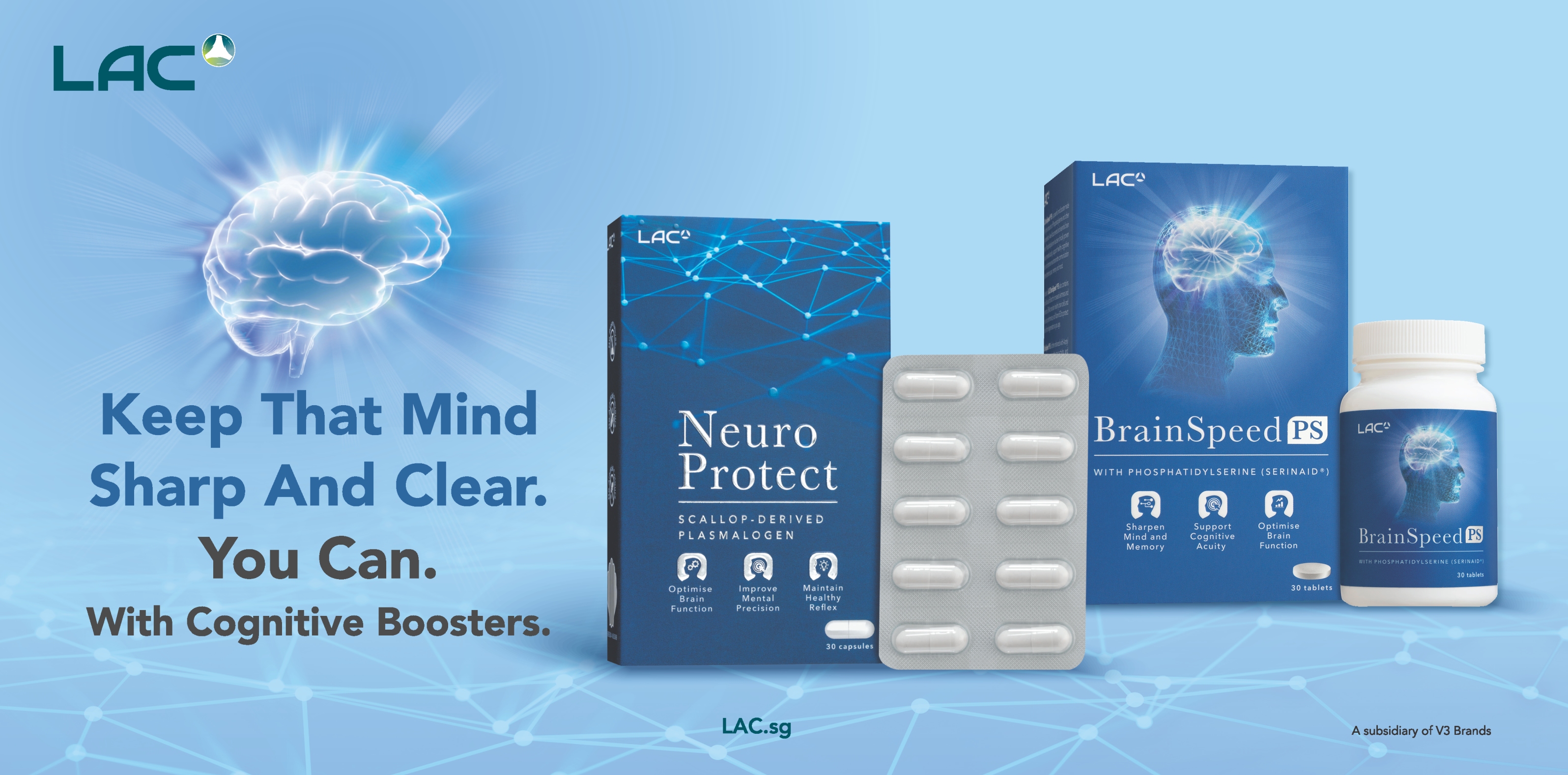 [LAC BRAIN] Neuro Protect - Scallop-derived Plasmalogens (30 capsules ...