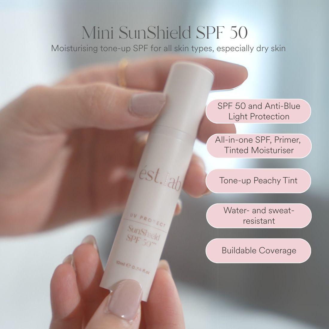 est.lab Mini SunShield SPF50 10ML | Shopee Singapore
