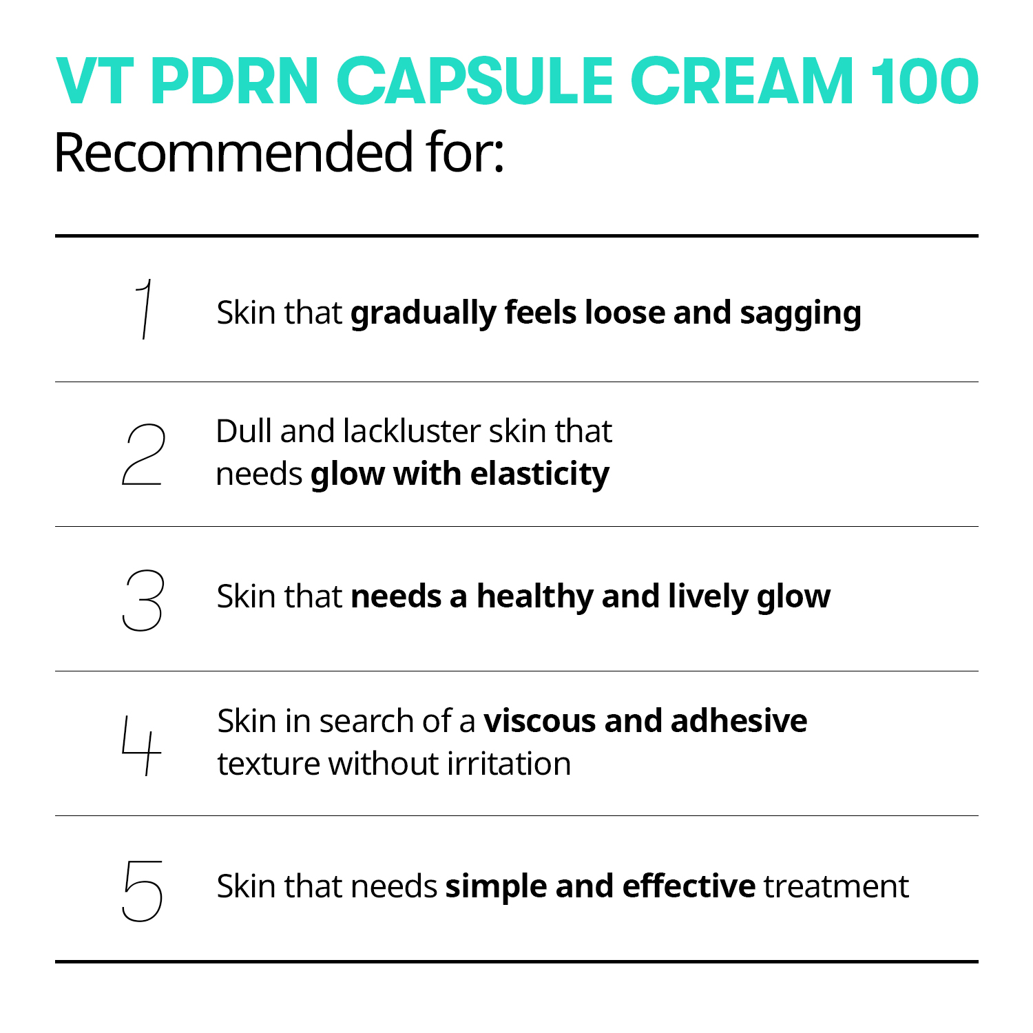 [VT] PDRN Capsule Cream 50ml Vegan Plant-Drived PDRN Boba cream Skin ...