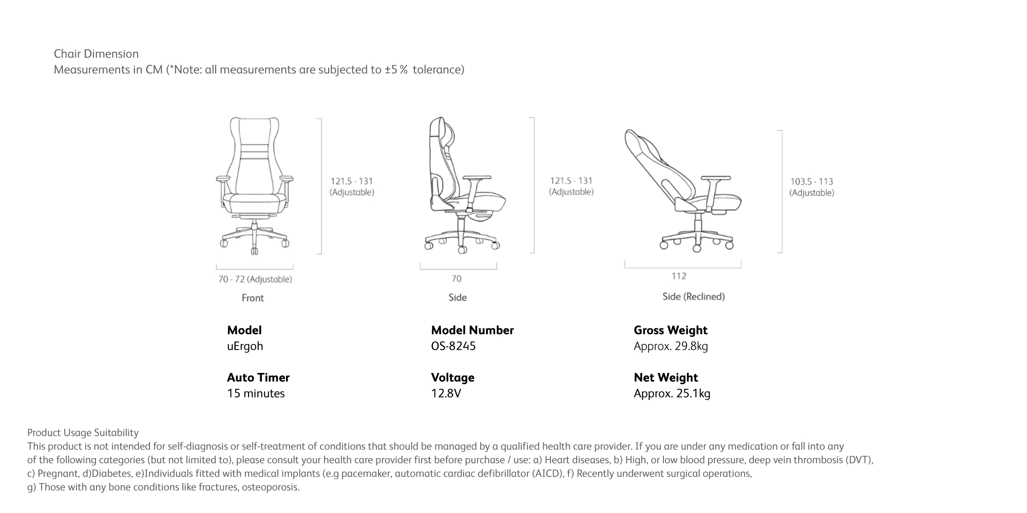 [PRE-ORDER] OSIM uErgoh - World's 1st Ergonomic Chair with Massage ...