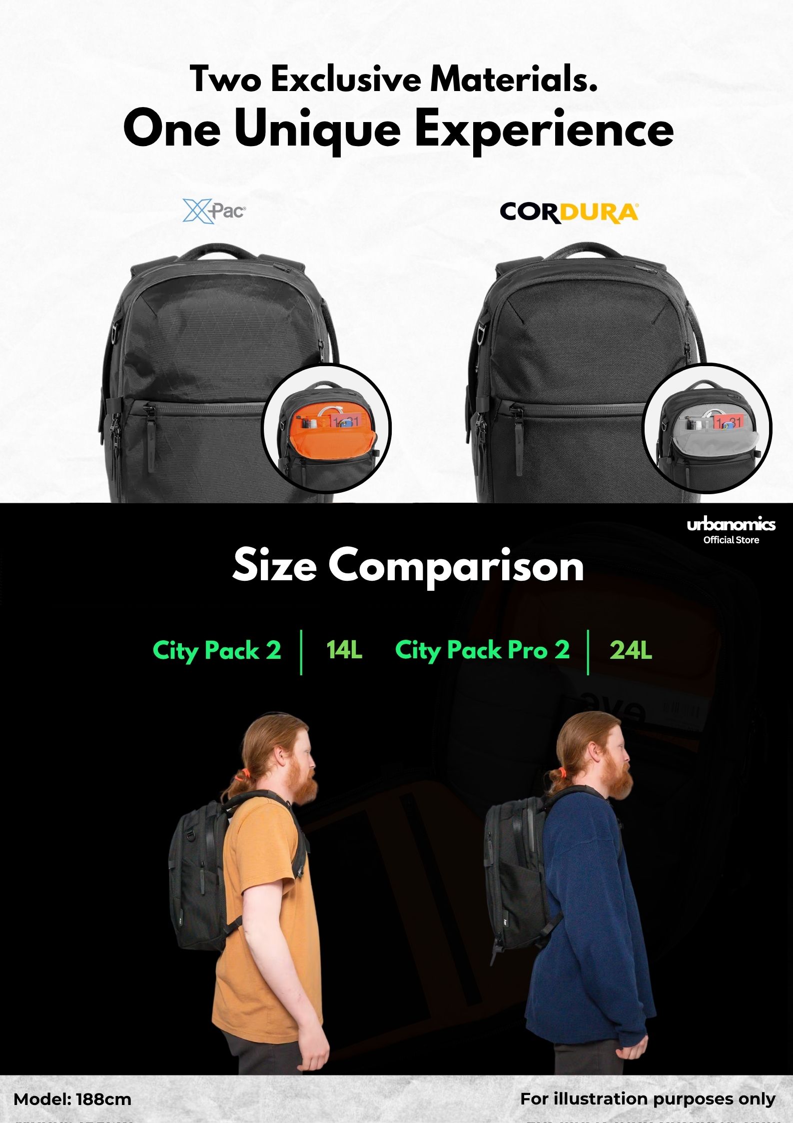 AER City Pack Pro 2 Backpack (24L) | Cordura® X-Pac | EverydayCarry,Waterproof Bag,Travel ...