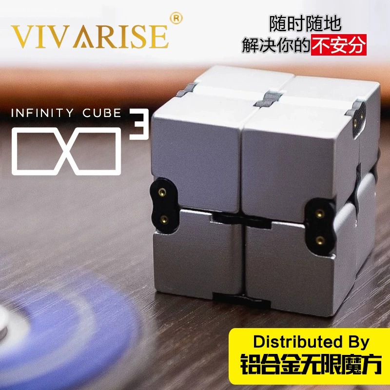 SG-Stock Fidget Cube Infinity Cube Fidget Toy EDC Sensory Relieve Full ...