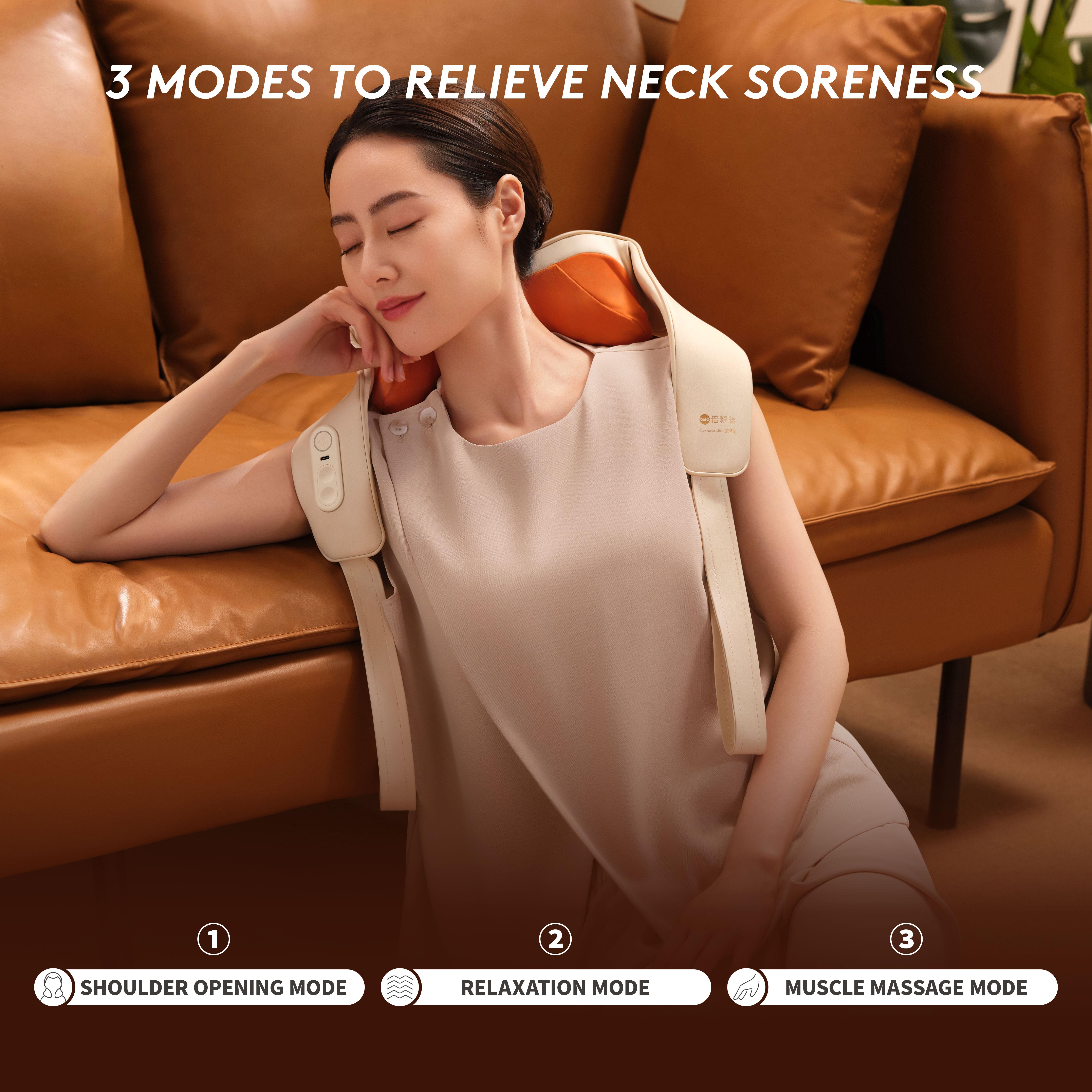 Breo N6 Mini Neck Massage with Heat Shoulder Calf Waist Rechargeable ...