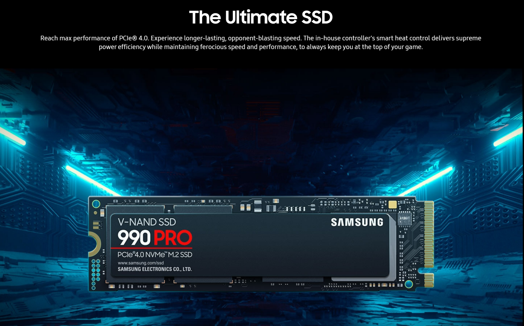 Samsung 990 PRO I 990 PRO with Heatsink I 990 EVO Plus PCle 4.0 NVMe M ...