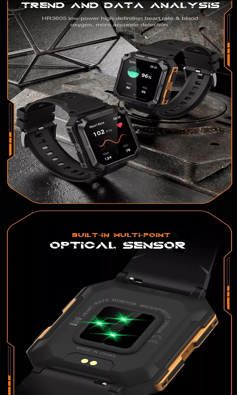2025 New up Smart Watch Bluetooth call blood pressure detection IP68 ...