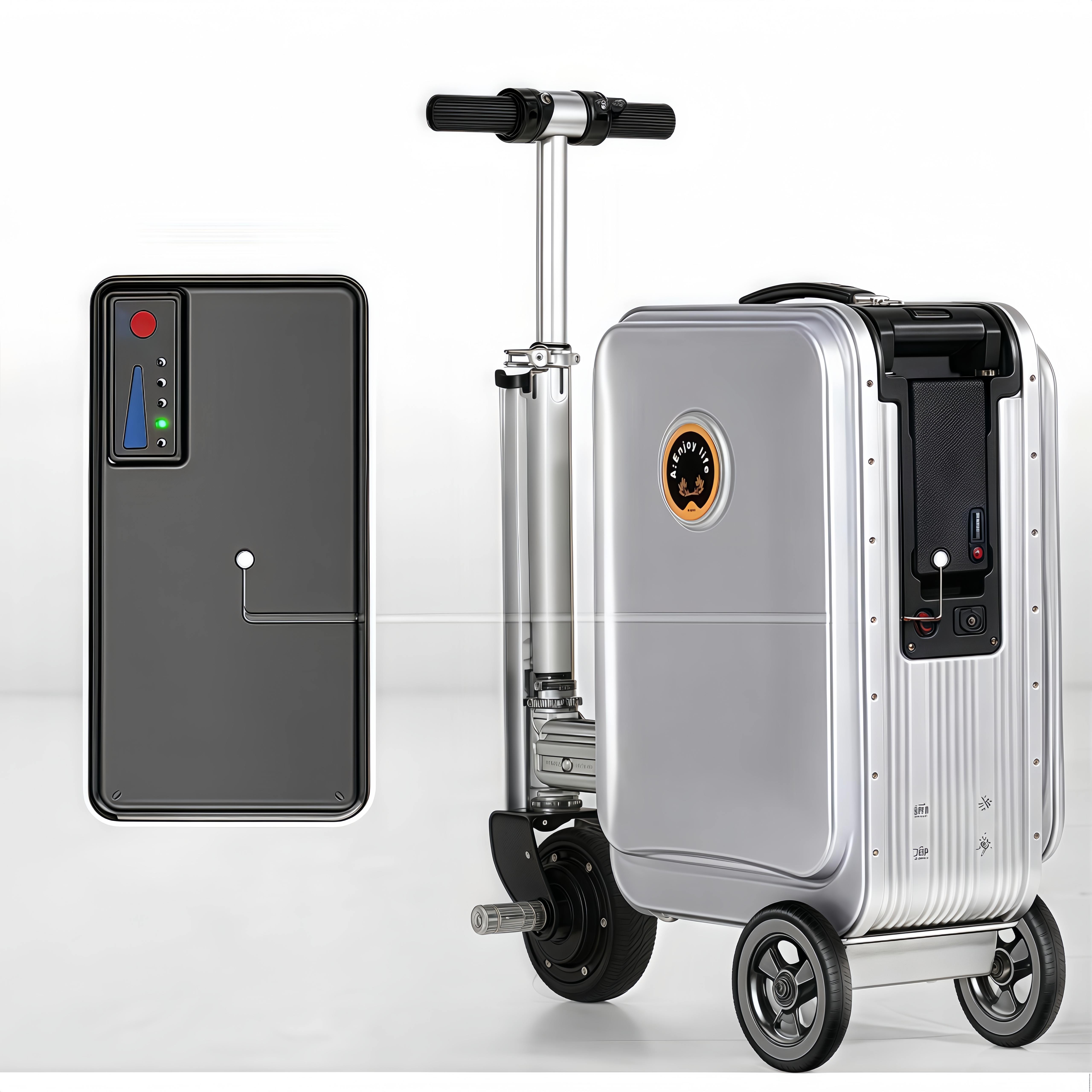 [Free shipping & SG seller] Carry-on luggage electric suitcase ride-on ...