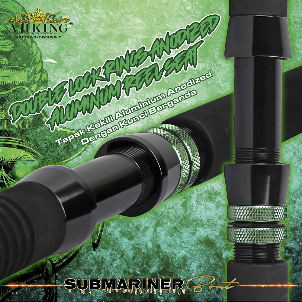 50KG Maxload Ajiking Submariner Boat Heavy Duty Spinning Fishing Bot ...