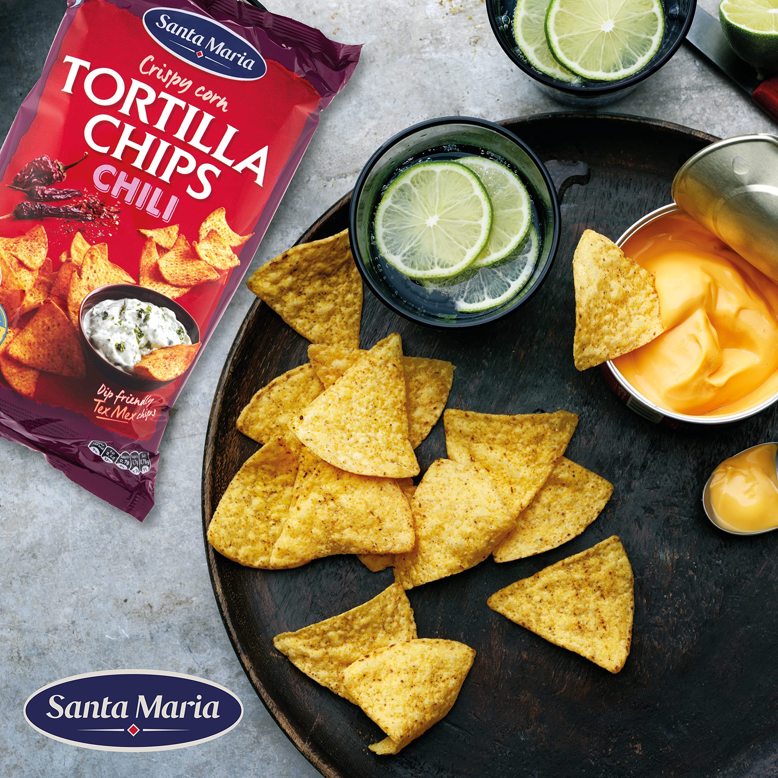 Santa Maria Tortilla Chips Chili 185g | Shopee Singapore