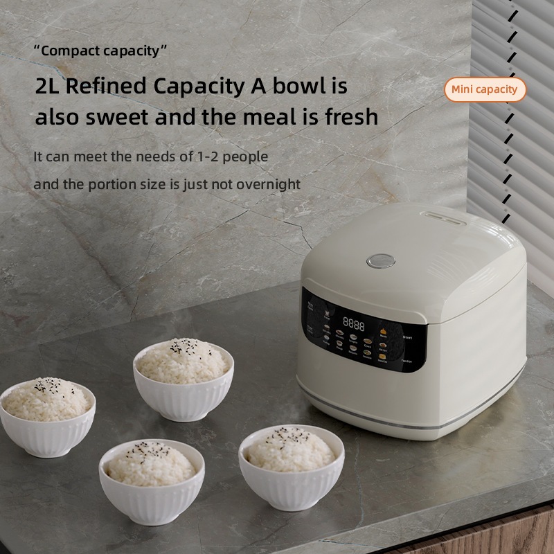 SG-Stock 2L smart mini rice cooker multi-function rice soup separation ...
