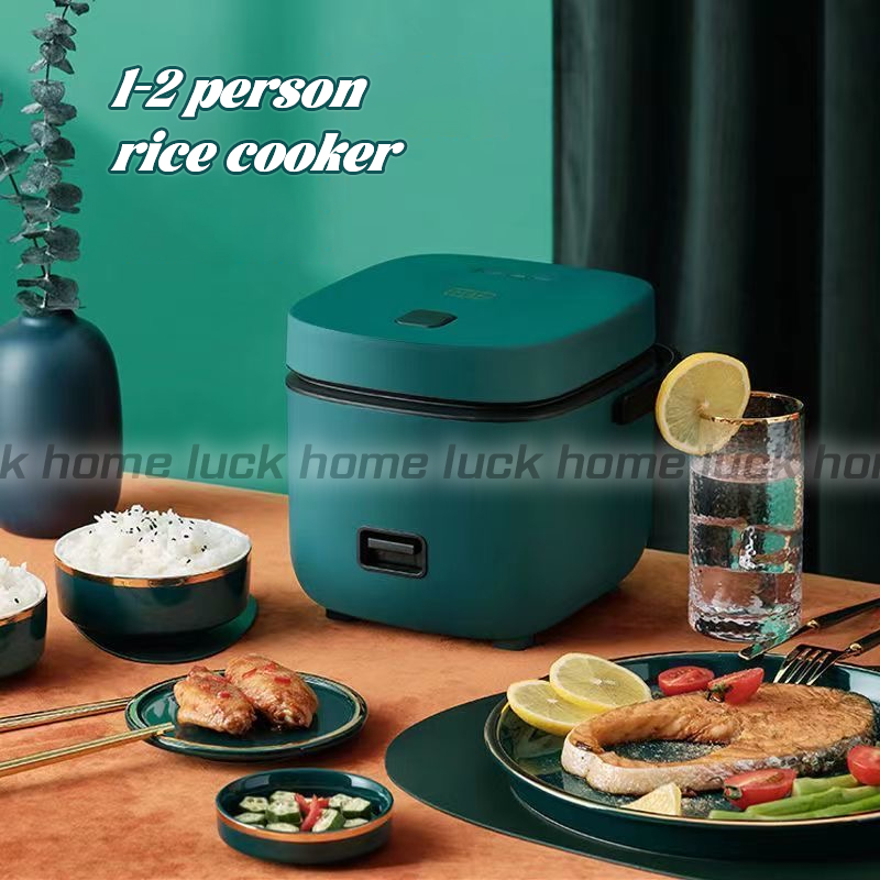 1.2L Mini Rice Cooker Cooker For 1~2 People Electric pot Food Grade Non ...