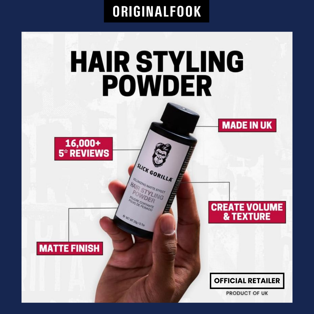 Slick Gorilla Hair Styling Powder | Clay Pomade | Sea Salt Spray ...