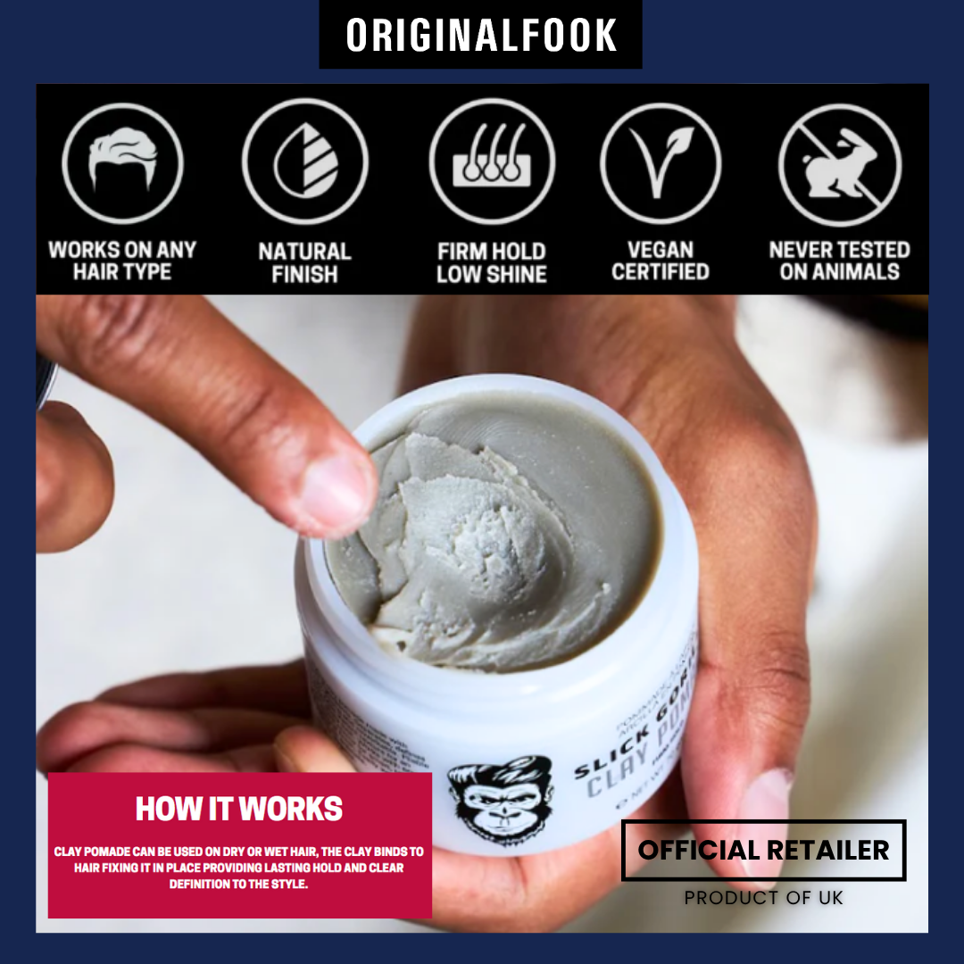 Slick Gorilla Hair Styling Powder | Clay Pomade | Sea Salt Spray ...