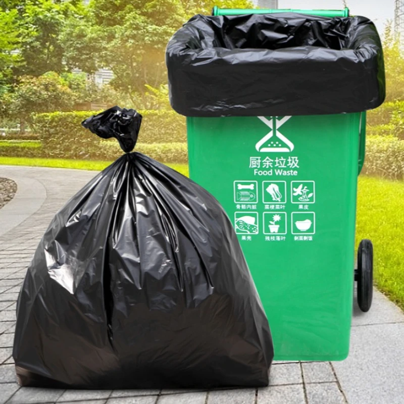 【SG STOCK】50PCS Trash Bag Garbage Bag Plastic Bag Rubbish Bag Bin Bag ...
