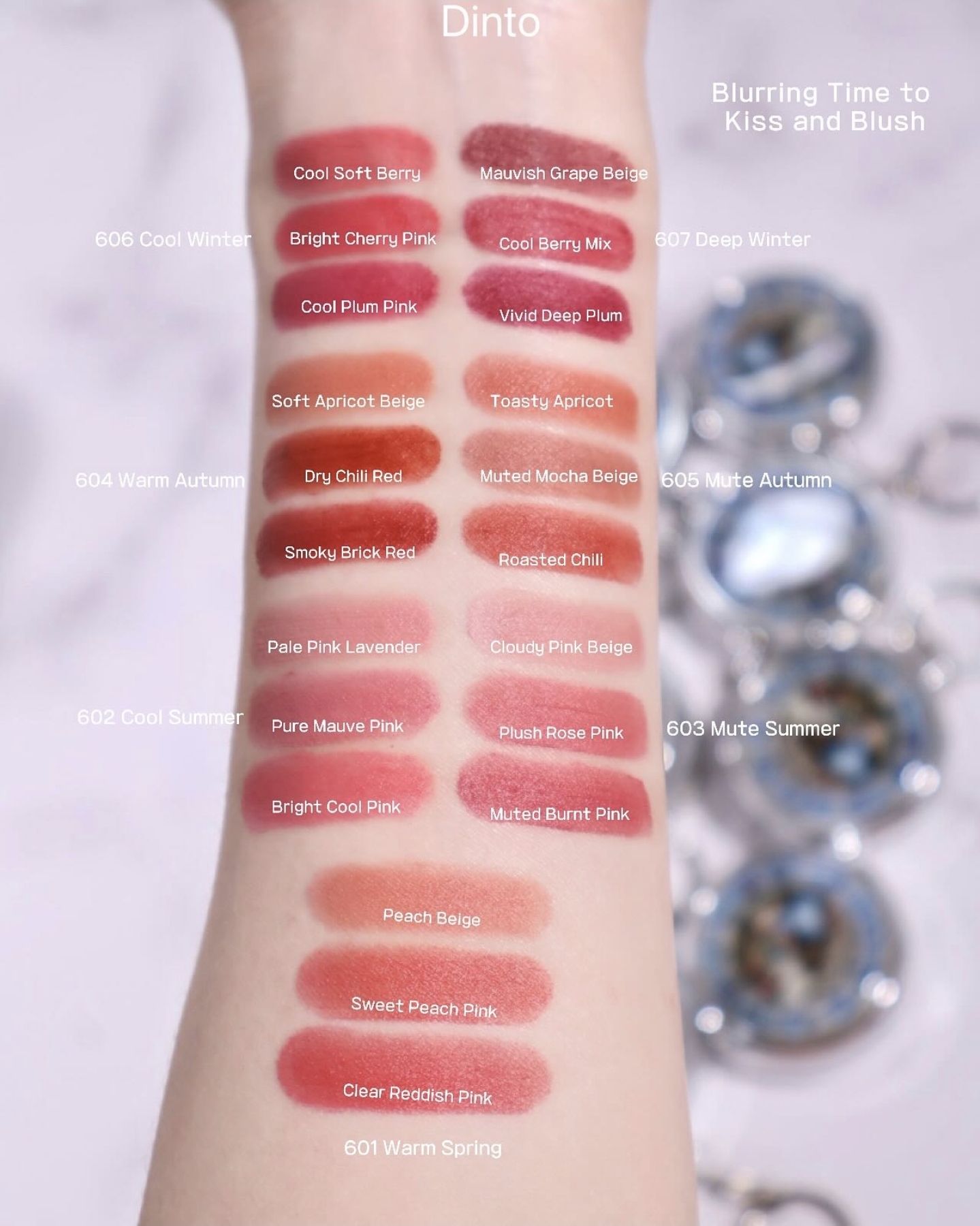 Dinto Alice Collection Blurring&Glowing Time To Kiss&Blush 14colors | Shopee Singapore