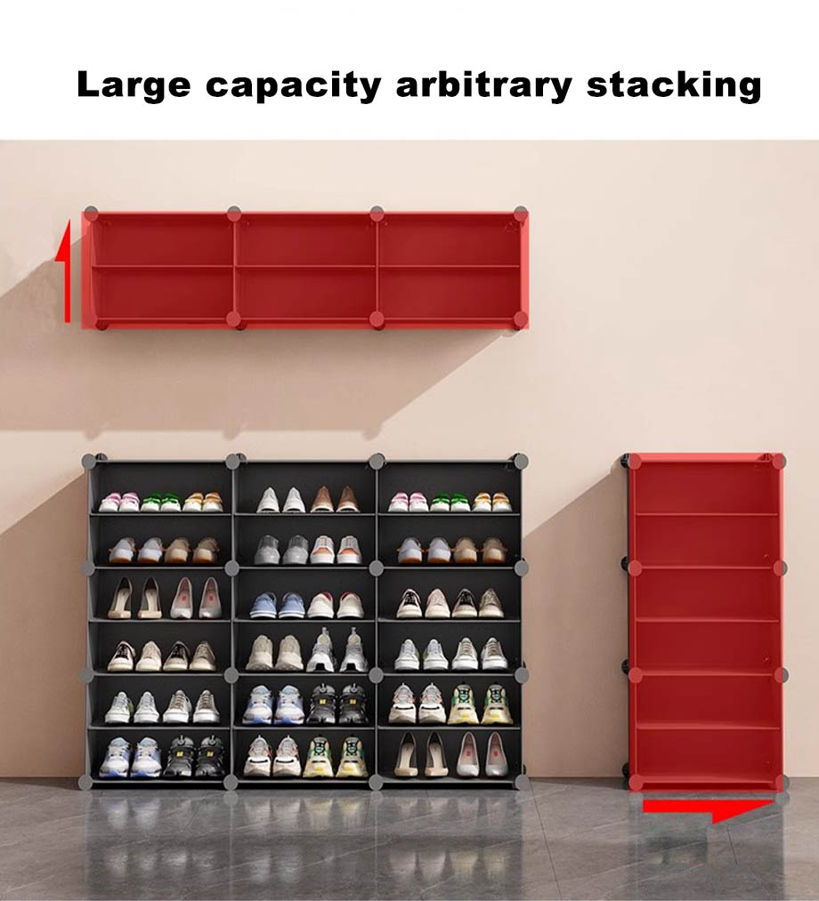 【Next-Day Delivery】 Shoe Cabinet Stackable Multifunctional Shoe Storage ...