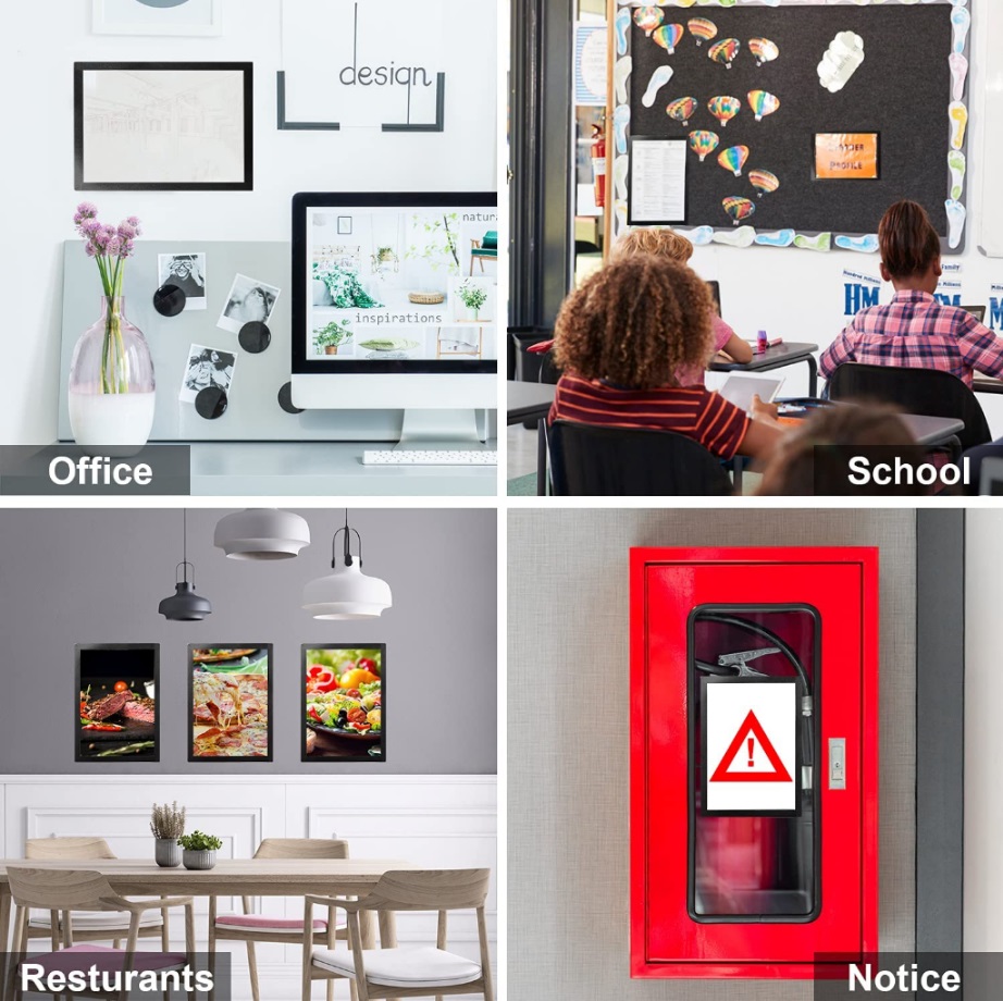 Picture Frames A3, A4, A5, A6 Size Creative Magnetic Photo Frames ...