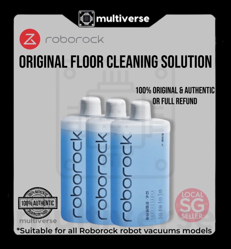 Original Roborock Cleaning Liquid Solution Detergent 1L For All ...