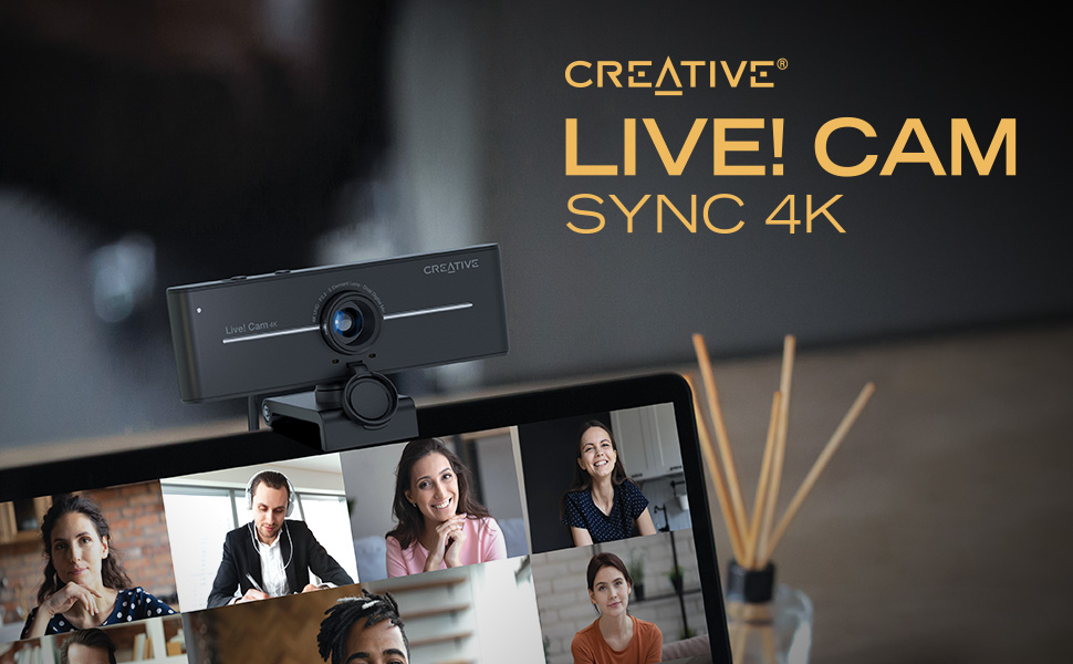 Creative Live! Cam 4K - 4K UHD Webcam with Backlight Compensation ...