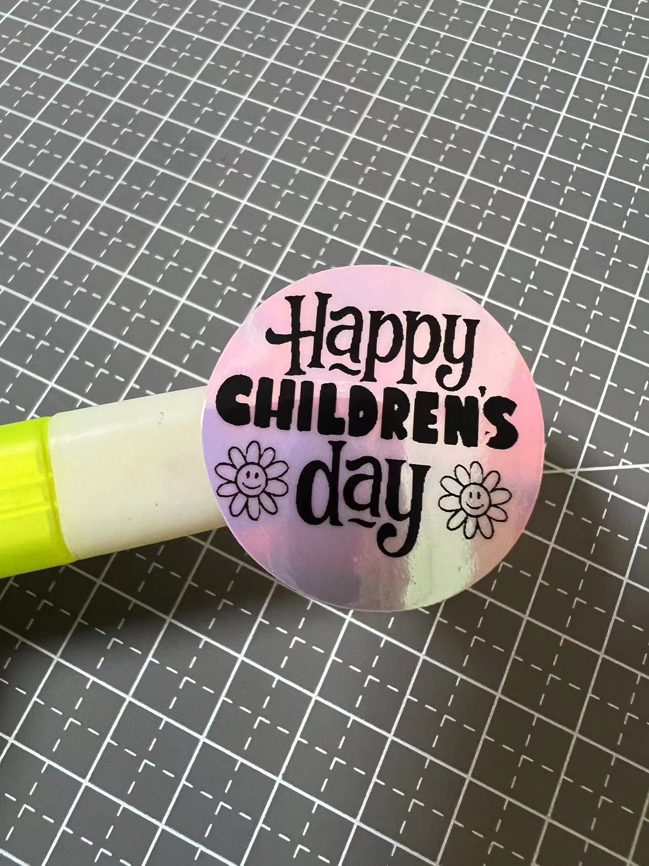 Happy Children's day gift stickers/Custom Children day labels/Children ...