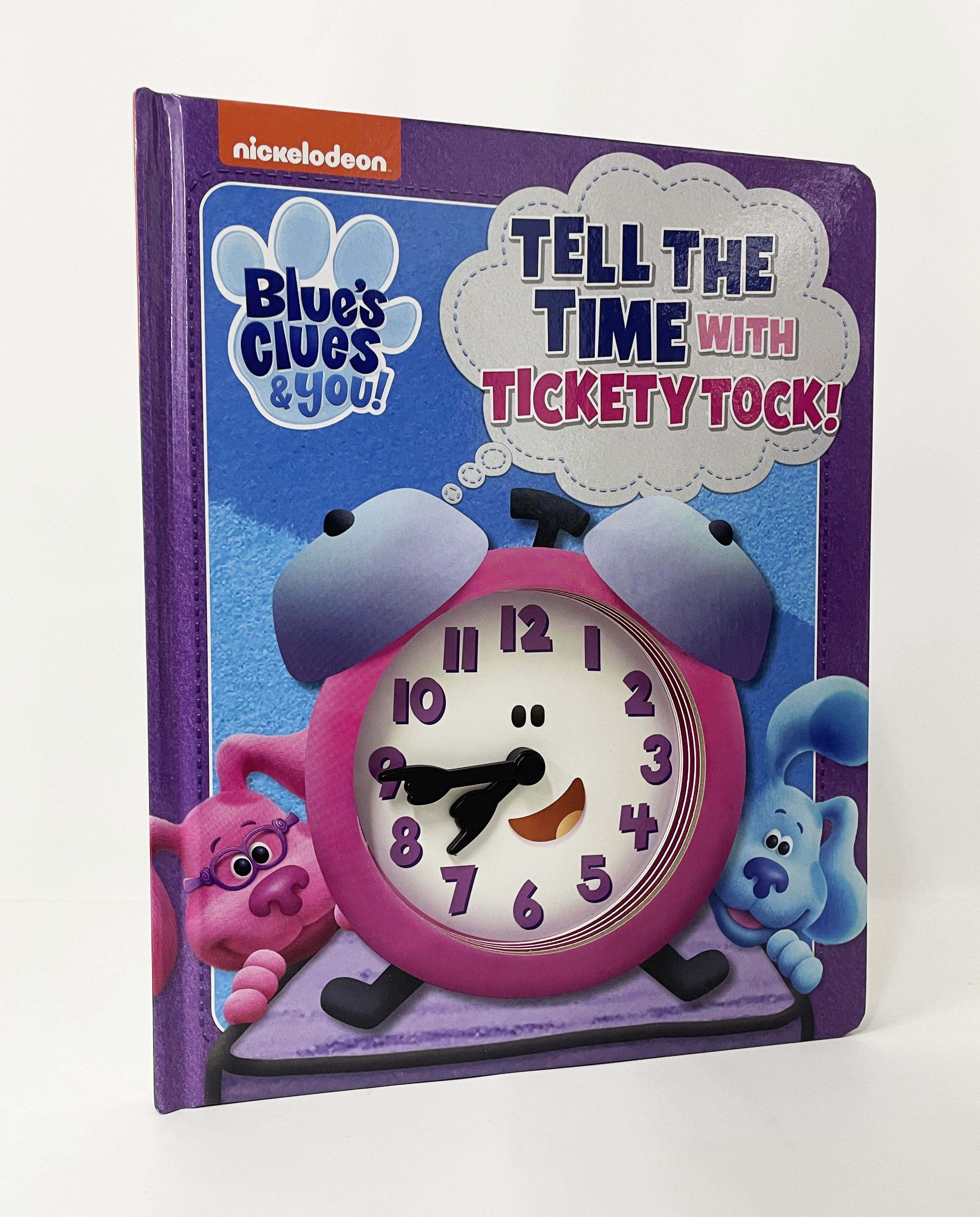 Blues Clues Tell The Time Story Book For Kids With Clock To Learn About ...