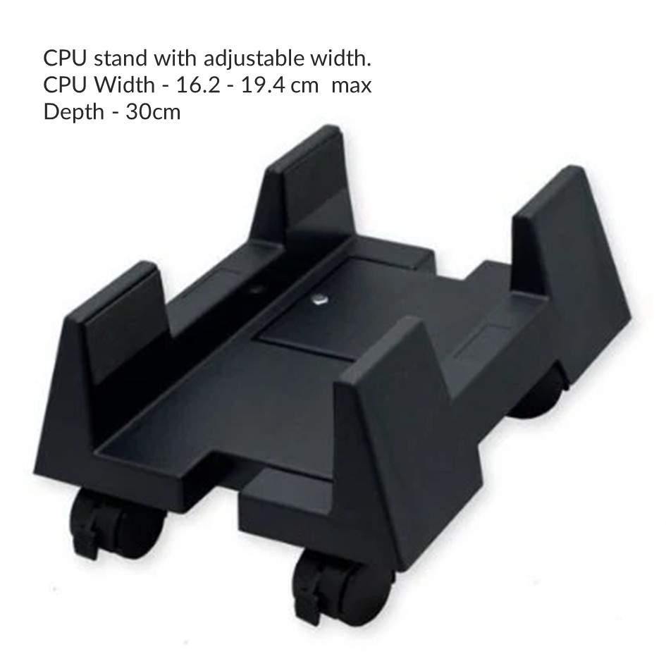 CPU Holder Stand, Mobile Computer Tower Stand with Wheels, Computer ...