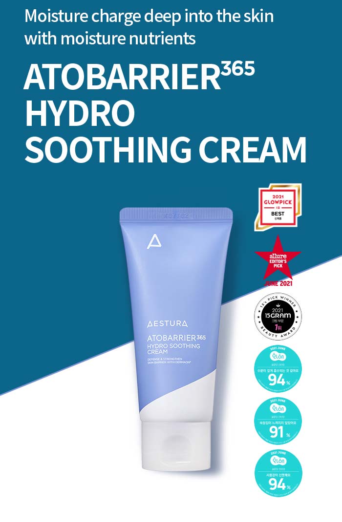 AESTURA ATOBARRIER365 Hydro Soothing Cream with Ceramide | Lightweight ...
