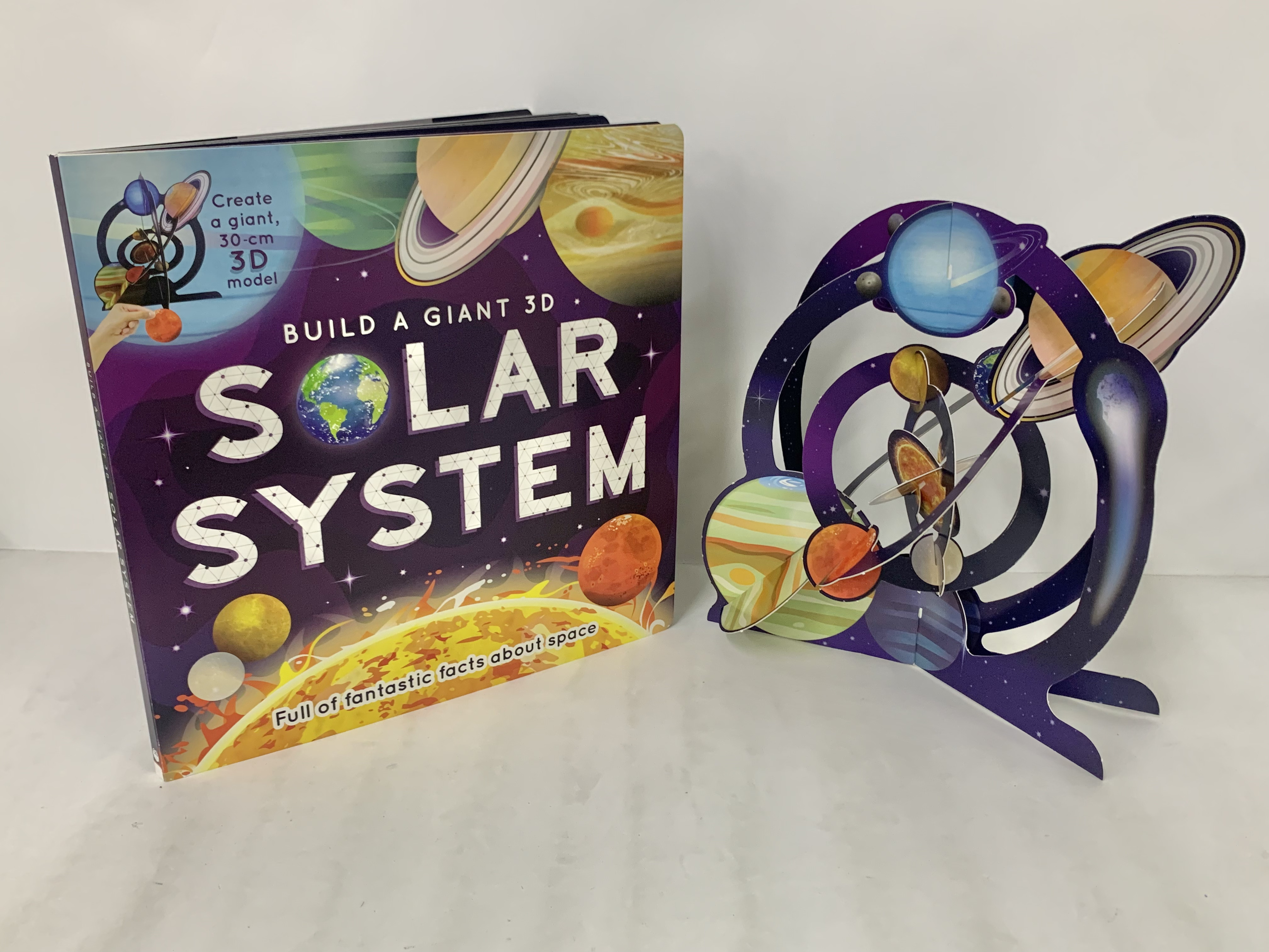 Solar System Giant 3D Model & Book For Kids To Learn About Space ...