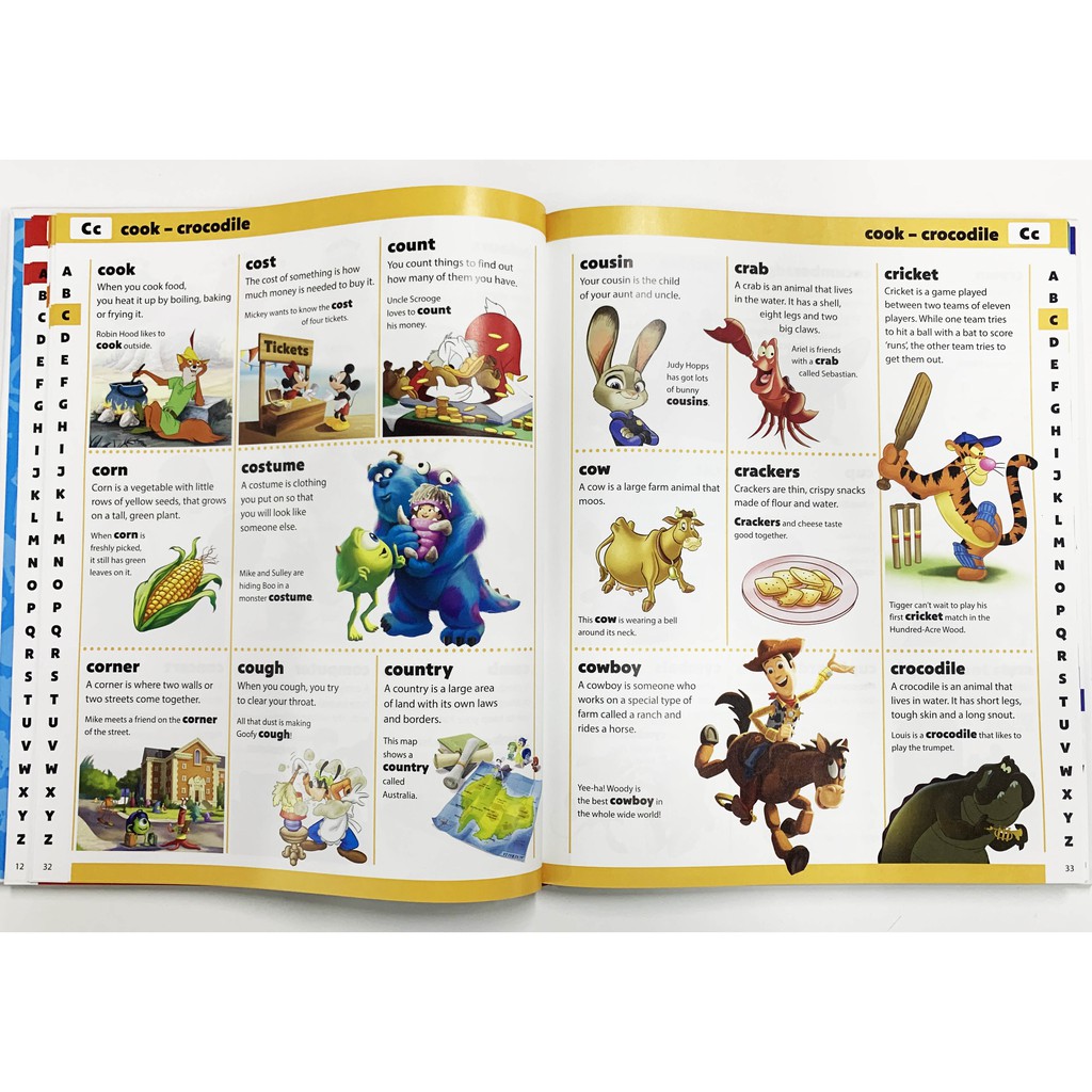 Disney My First Picture Dictionary 900 English Words for Kids to Learn ...