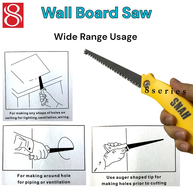 ( Ready Stock) wall board saw , ceiling saw , wood saw , partition wall ...
