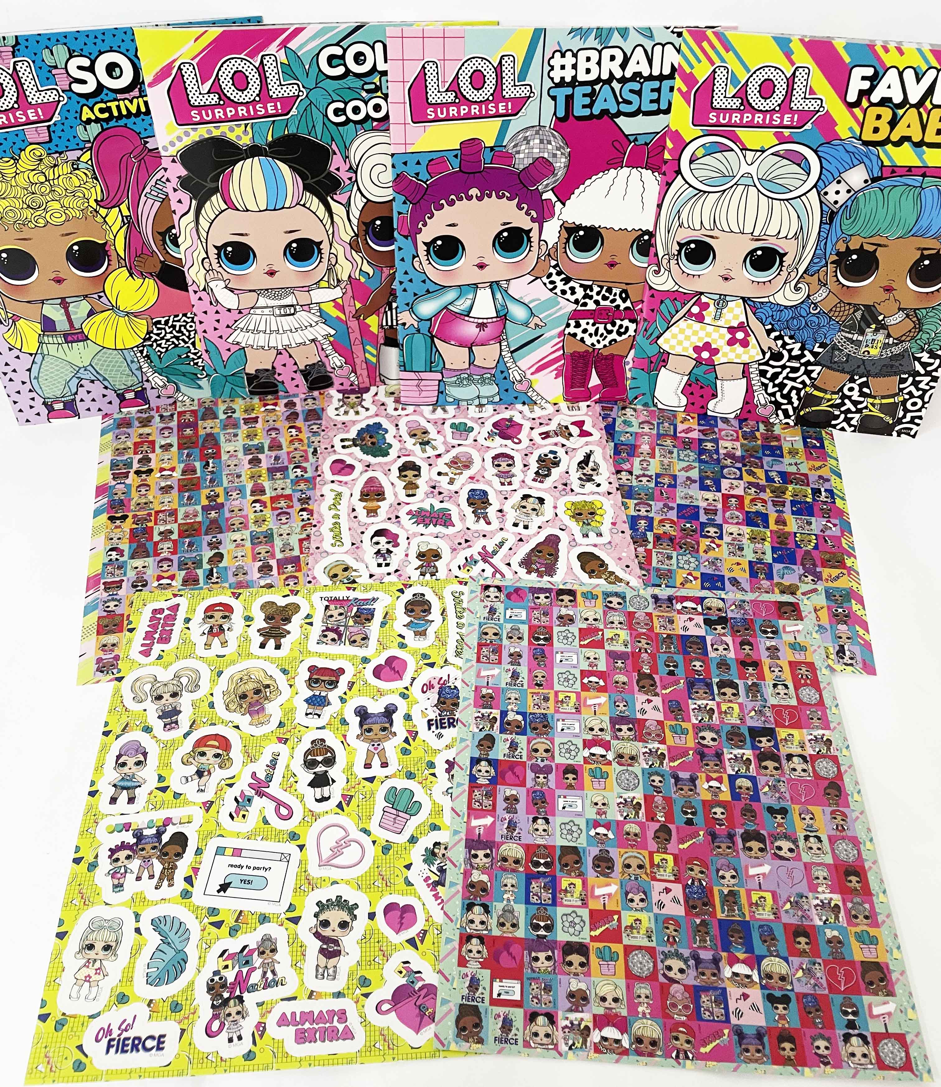 LOL Surprise Activity Case Book Gift Set with 4 Colouring & Activity ...