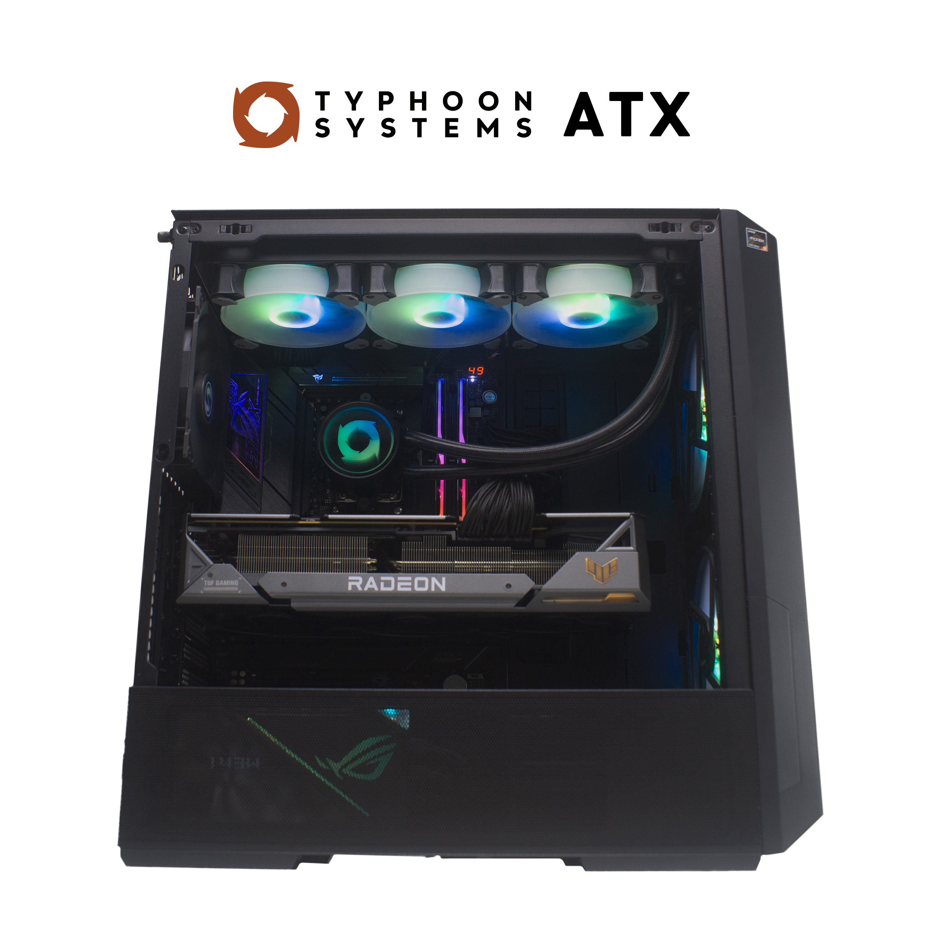 Typhoon Systems ATX Gaming Computer 7800X3D + 7900XT. | Shopee Singapore