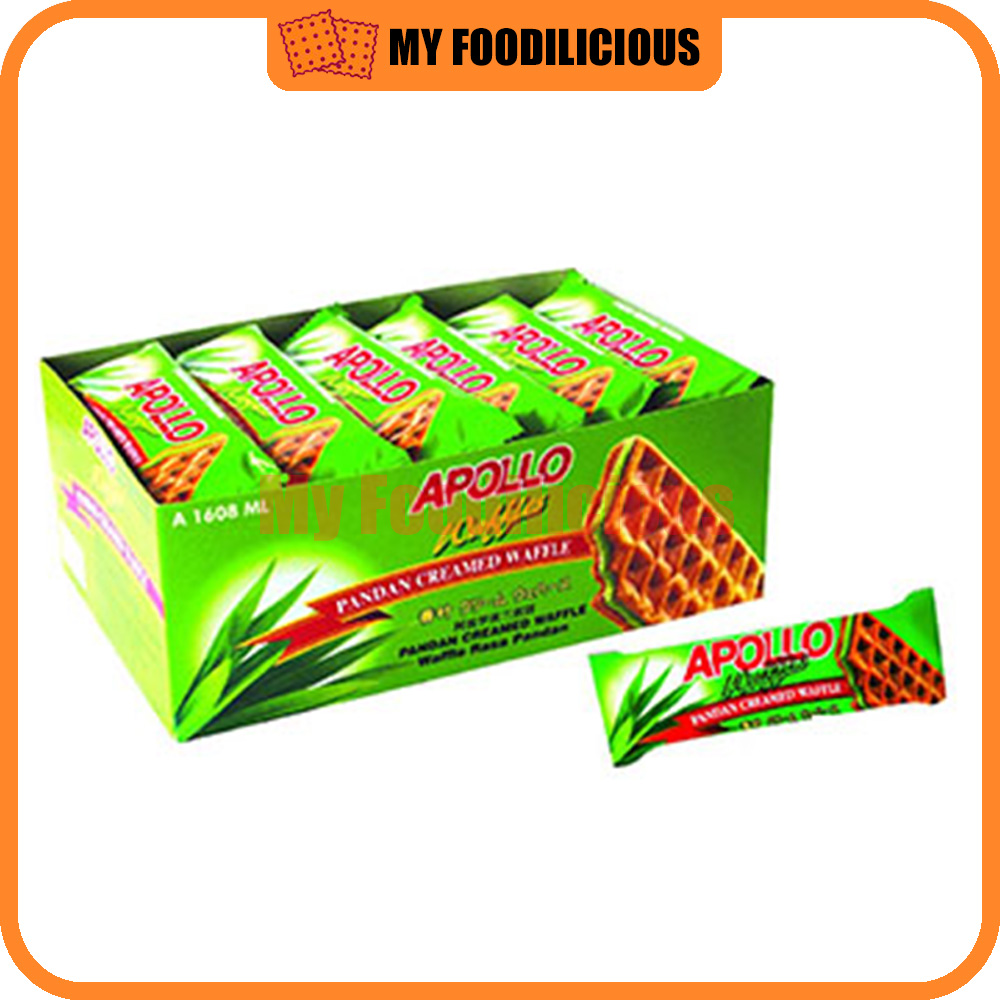 Apollo Pandan Creamed Waffle 36pcs | Shopee Singapore