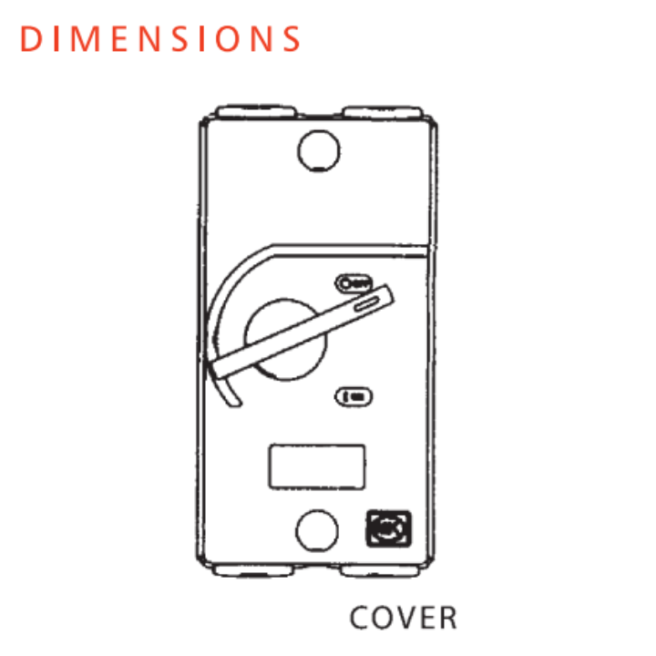 MK Electric Isolator Switch 20A 240V IP66 AC22A Indoor/Outdoor ...