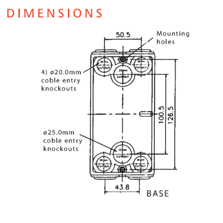 MK Electric Isolator Switch 20A 240V IP66 AC22A Indoor/Outdoor ...
