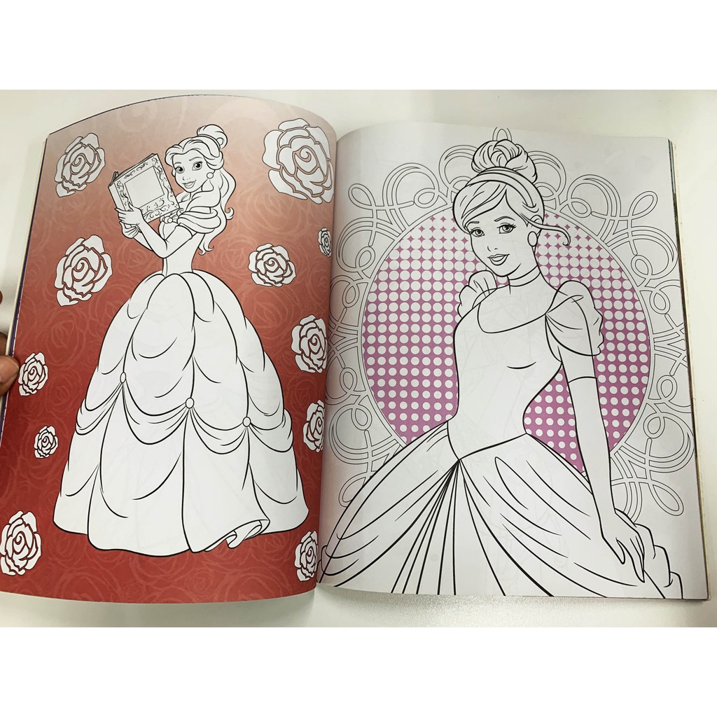 Disney Princess Ultimate Colouring Book For Kids 72 Pages Of Colouring ...