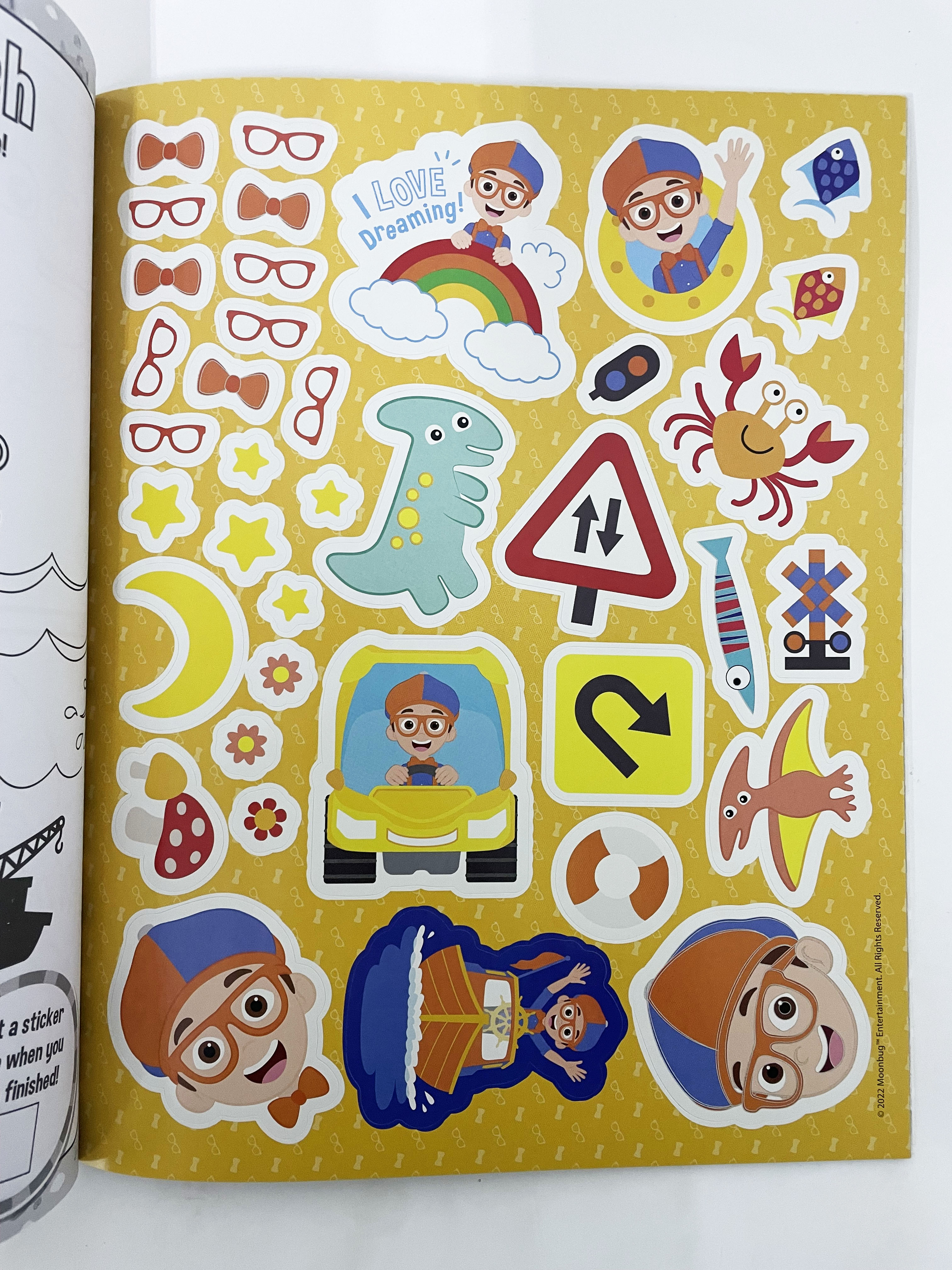 Blippi Ultimate Sticker Activity Book With 150+ Stickers Puzzles Mazes ...