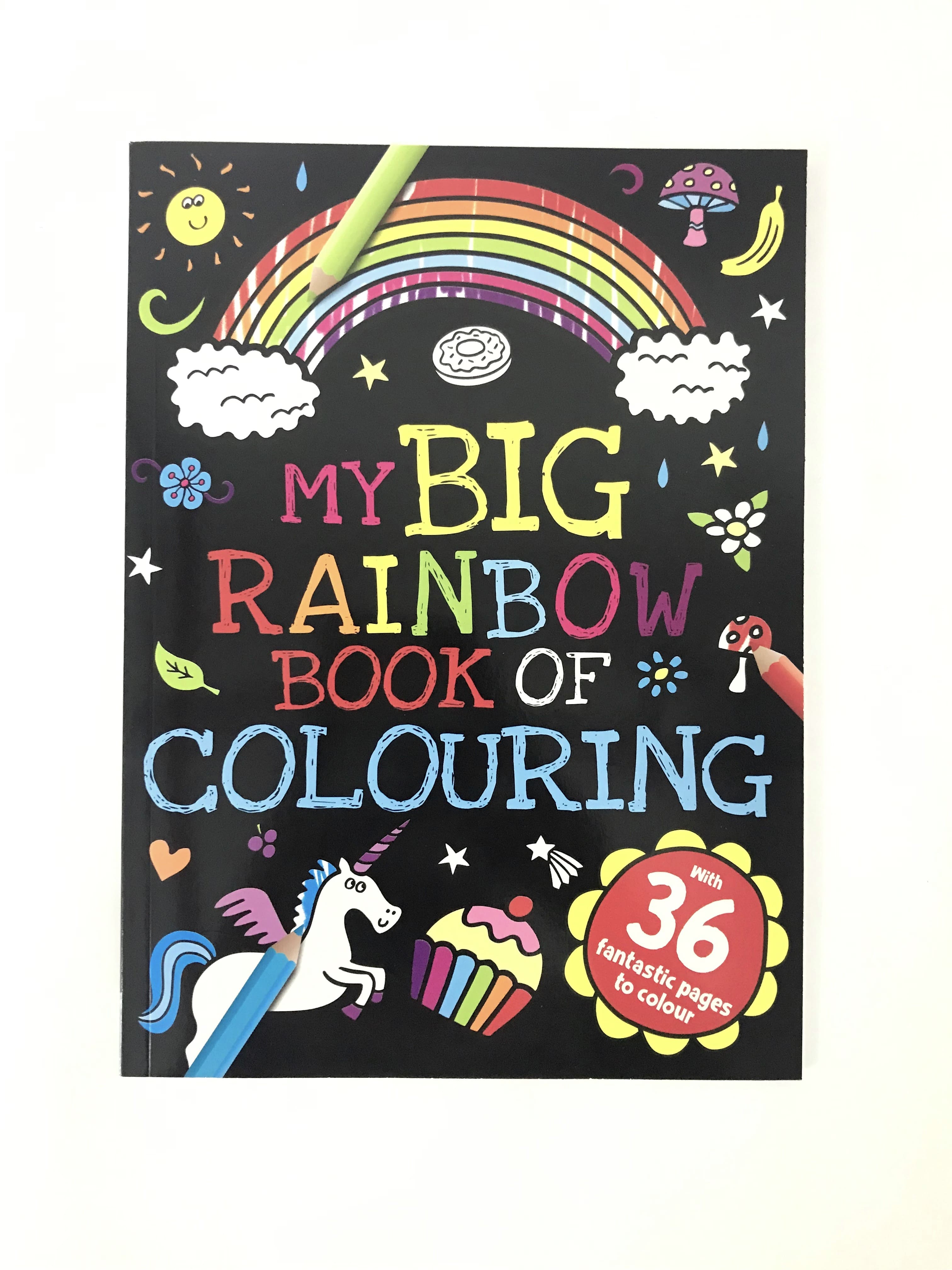 My Big Rainbow Book of Colouring for Kids to Doodle & Colour Fun ...
