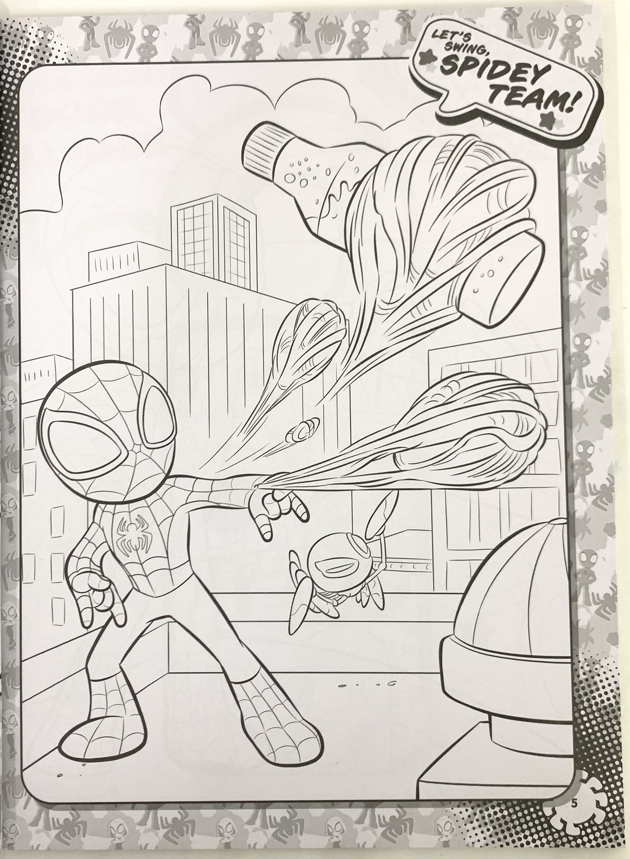 Marvel Spiderman Mega Colouring Book For Kids To Color & Solve Fun ...